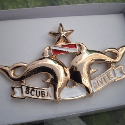 Jual brevet wing pin scuba diver dasar tni ad | Shopee Indonesia