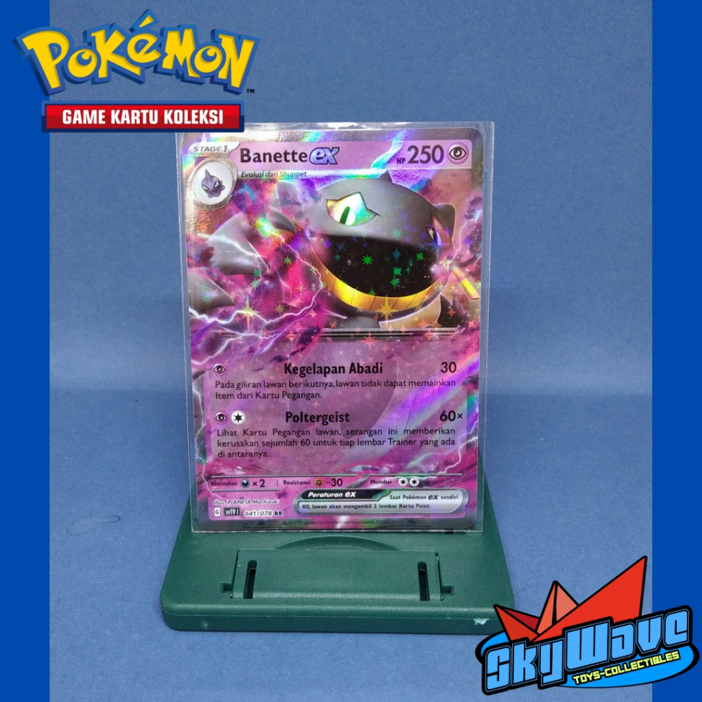 Jual Pokemon TCG Indonesia - Banette EX RR 041/078 SV1V | Shopee Indonesia