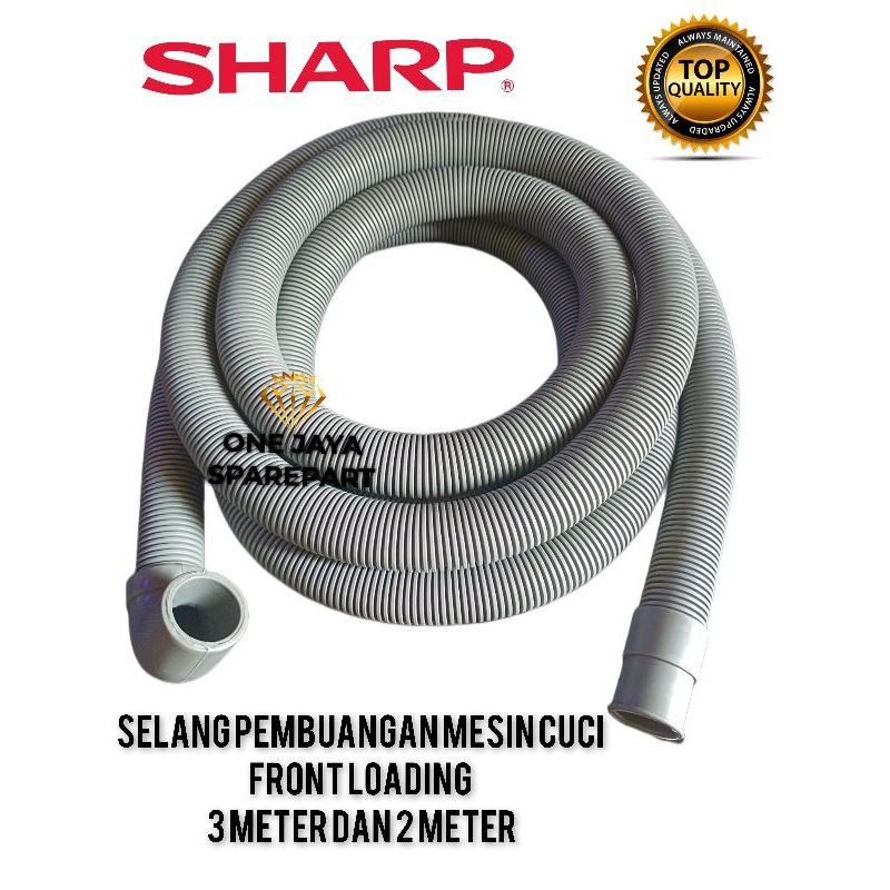 Jual SHARP Front Loading 2M dan 3M| Selang Pembuangan Mesin Cuci Front Loading | Shopee Indonesia