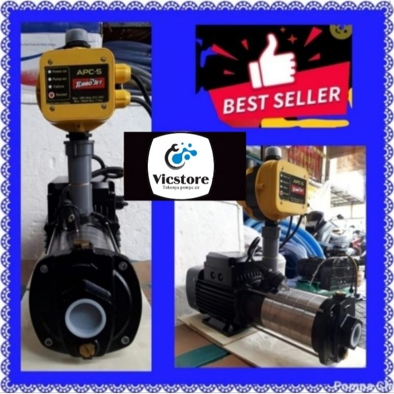Jual Pompa booster multistage Leo echm 4-60 horizontal automatic 1.5hp ...