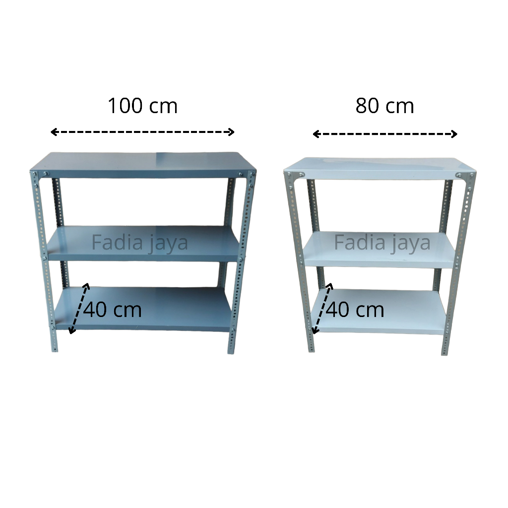 Jual Rak Besi Siku Lubang 3 Susun Meja Serbaguna 3 Tingkat Multifungsi ...