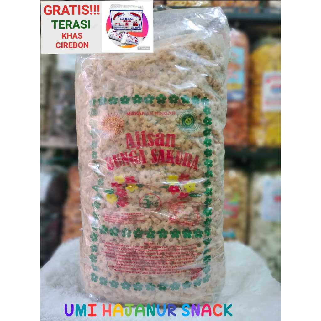 Jual (GRATIS TERASI) KHAS CIREBON//1KG KUE SAKURA KEJU//SAKURA RIBUT ...