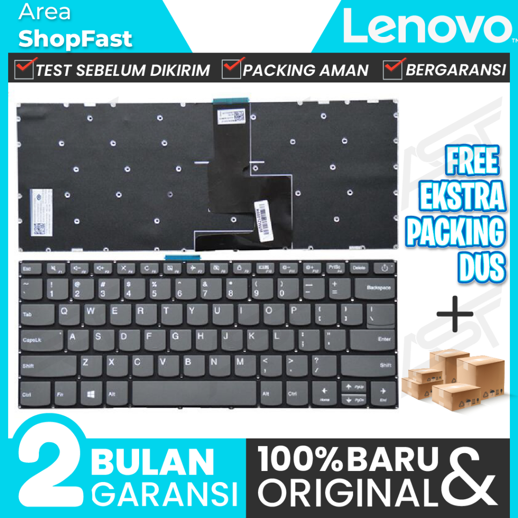 Jual Keyboard Lenovo IdeaPad 330-14AST-330-14IGM-330-14IKB | Shopee ...