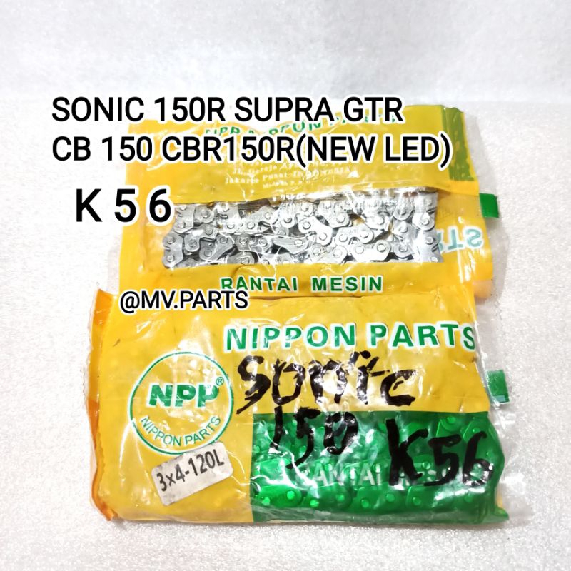 Jual Rantai keteng Kamprat api Sonic 150R Supra GTR CB 150 CBR 150 R ...