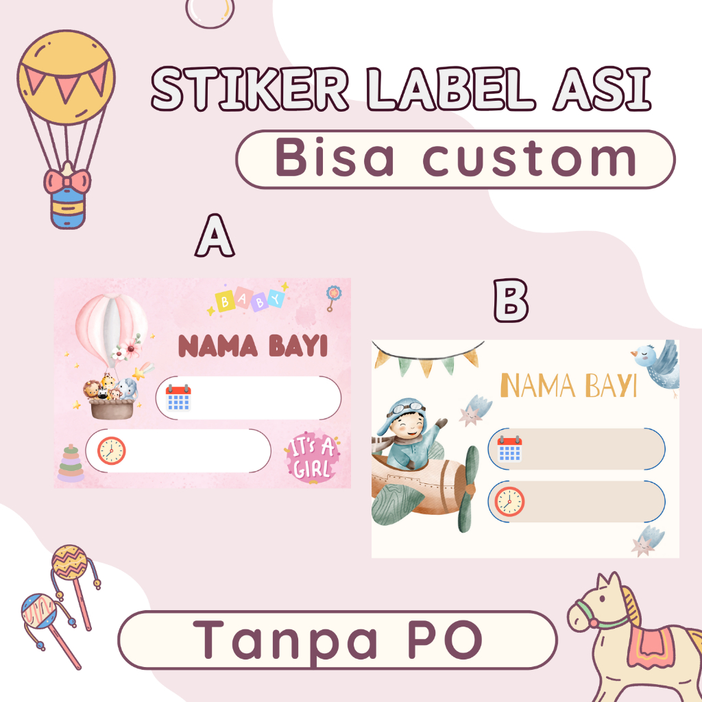 Jual STIKER LABEL ASI/ASIP/STIKER BOTOL ASI/LABEL BOTOL ASI/LABEL ASI ...