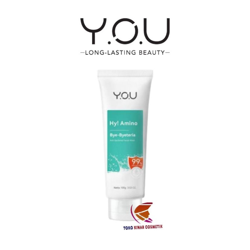 Jual YOU Facial Wash Hy! Amino Bye-Byeteria | Shopee Indonesia