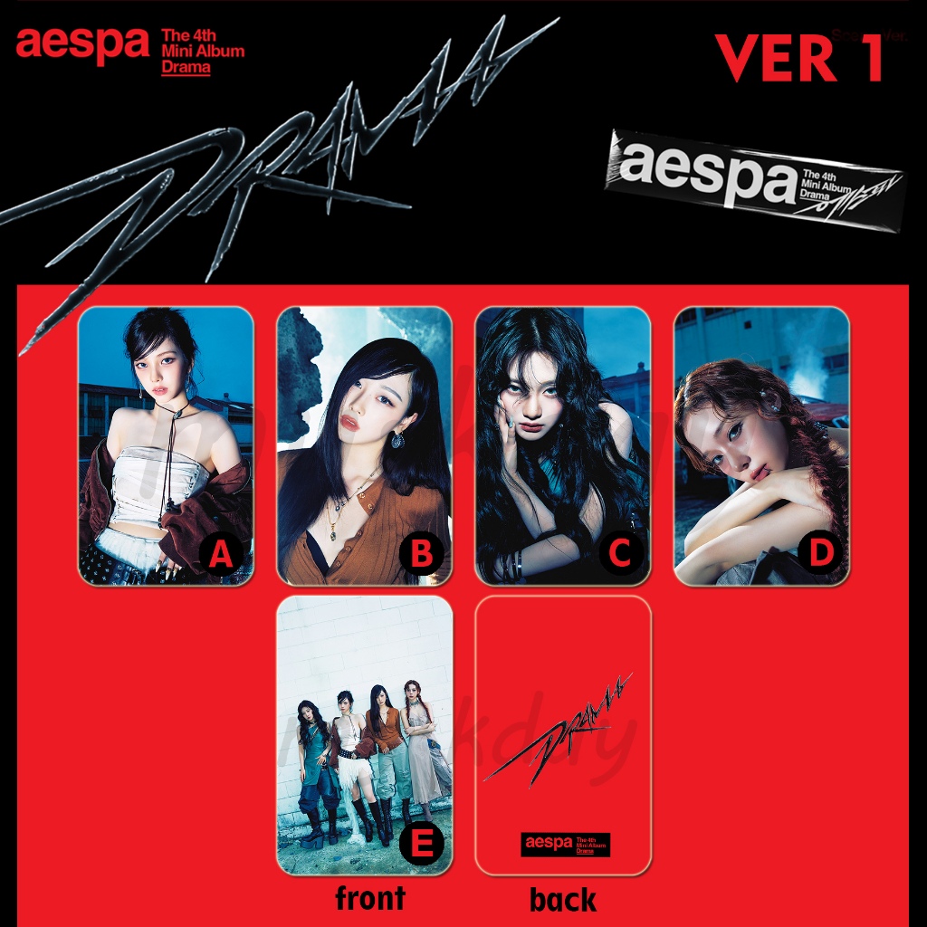 Jual PC-1459, Photocard aespa Drama: The Scene 2 sisi | Shopee Indonesia