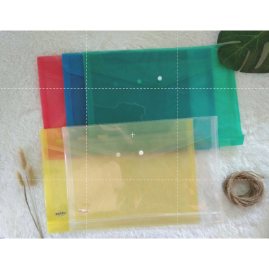 Jual MAP FOLDER KANCING / TALI MAP PLASTIK TRANSPARAN BENING MERK BIG ...