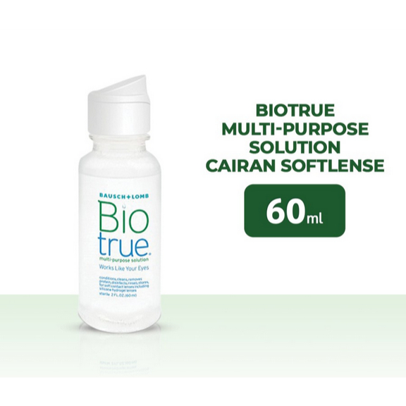 Jual Biotrue Air Softlens Bio True Cairan Softlens Kecil 60 ml Travel Size | Shopee Indonesia