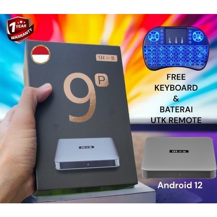 Jual SVICLOUD 9P dan 9S | TV BOX ANDROID 12 RAM 4GB ROM 64GB DUAL WIFI 2.4/5.8GHZ | Shopee Indonesia