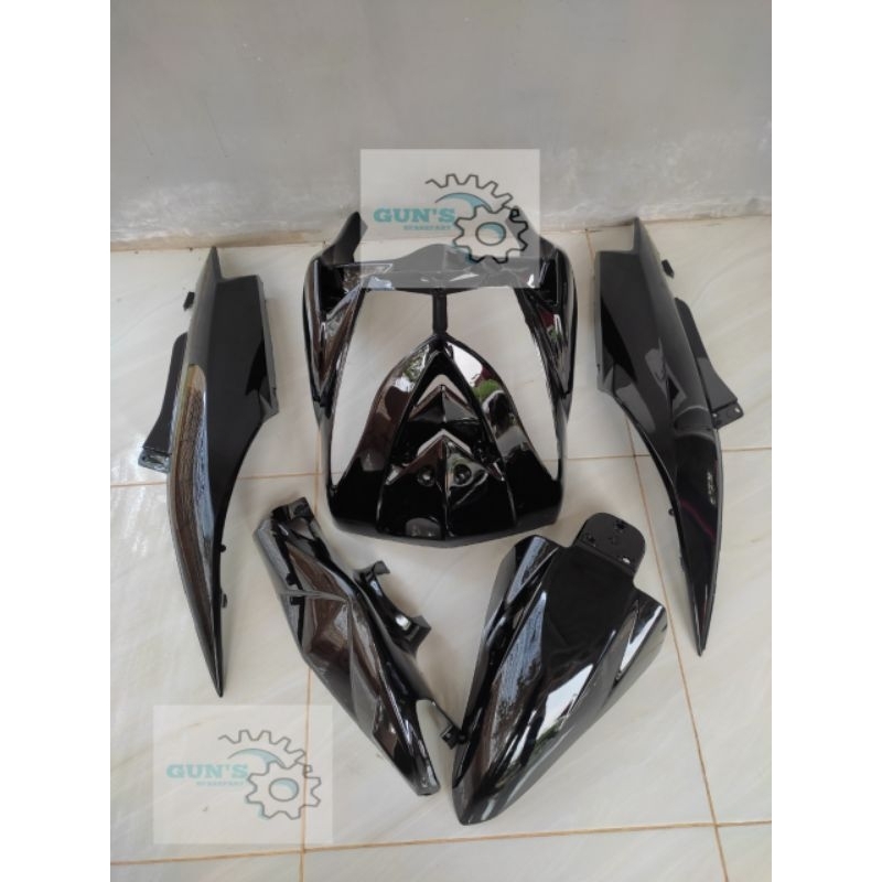 Jual cover full body halus Yamaha Mio soul karbu/ lama warna hitam ...