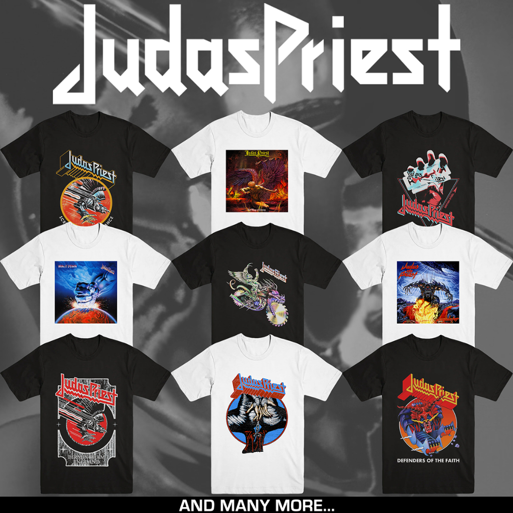 Jual JUDAS PRIEST | T-SHIRT BAND | HEAVY METAL | MERCHANDISE | Shopee ...