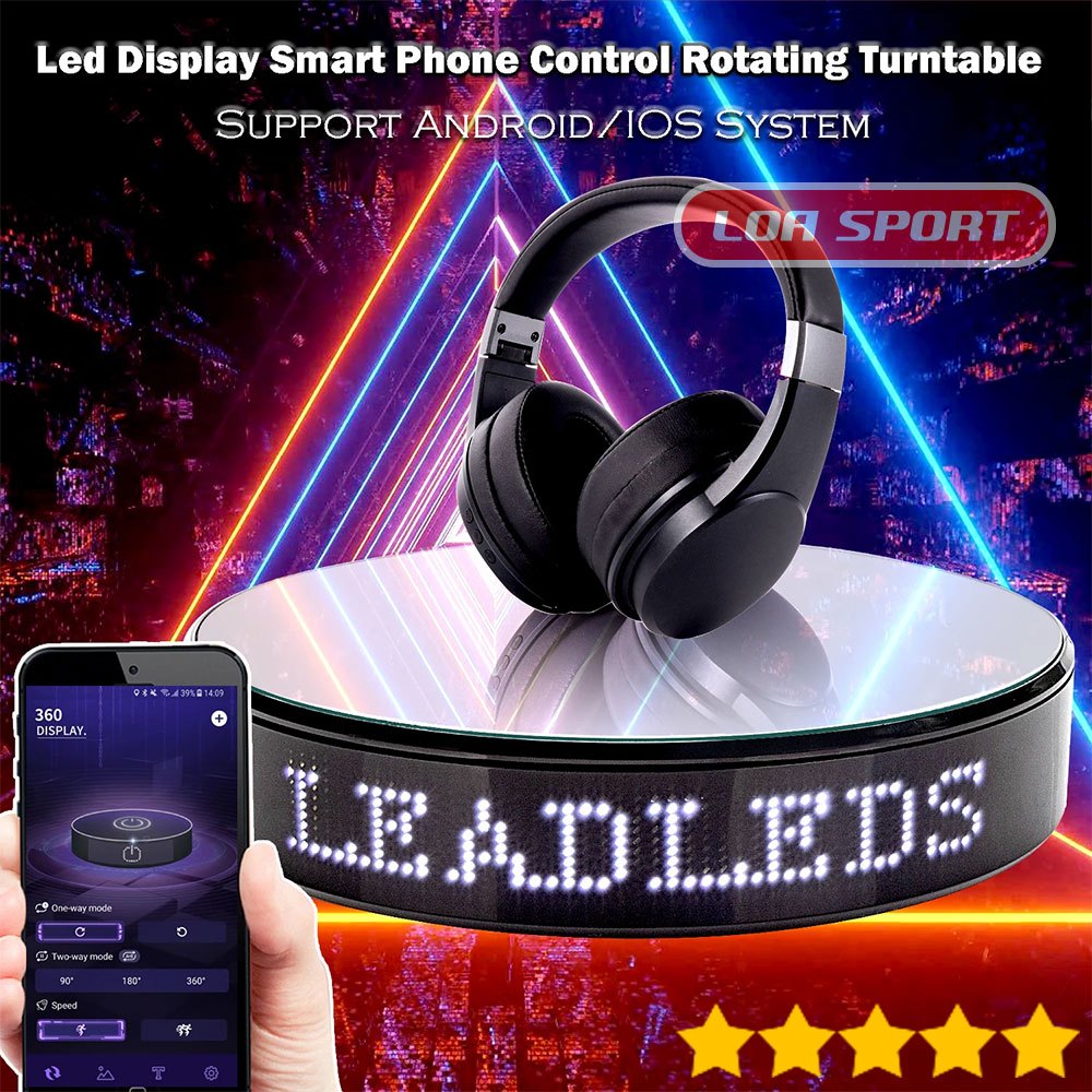 Jual Mesin Display Produk Berputar 360 LED Running Text Mobile App ...