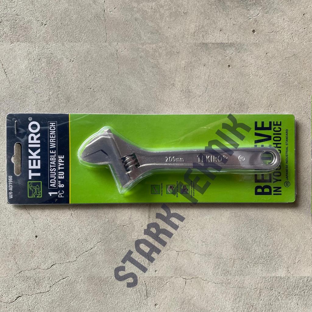 Jual TEKIRO kunci inggris 8 inch adjustable wrench 8" tekiro Original ...