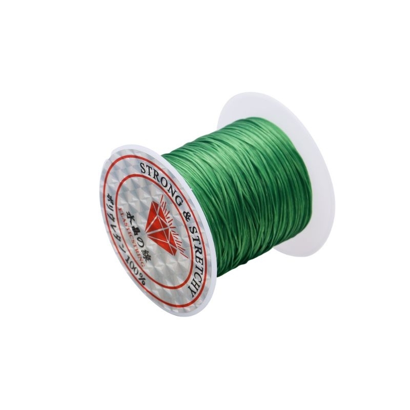 Jual 1 rol senar karet benang elastis untuk merangkai meronce manik ...