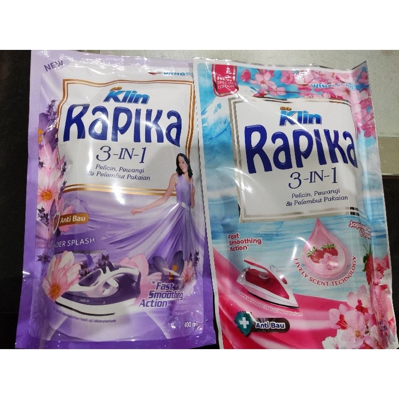 Jual Rapika Pouch Refill Sakura Dan Ungu 400 ml | Shopee Indonesia