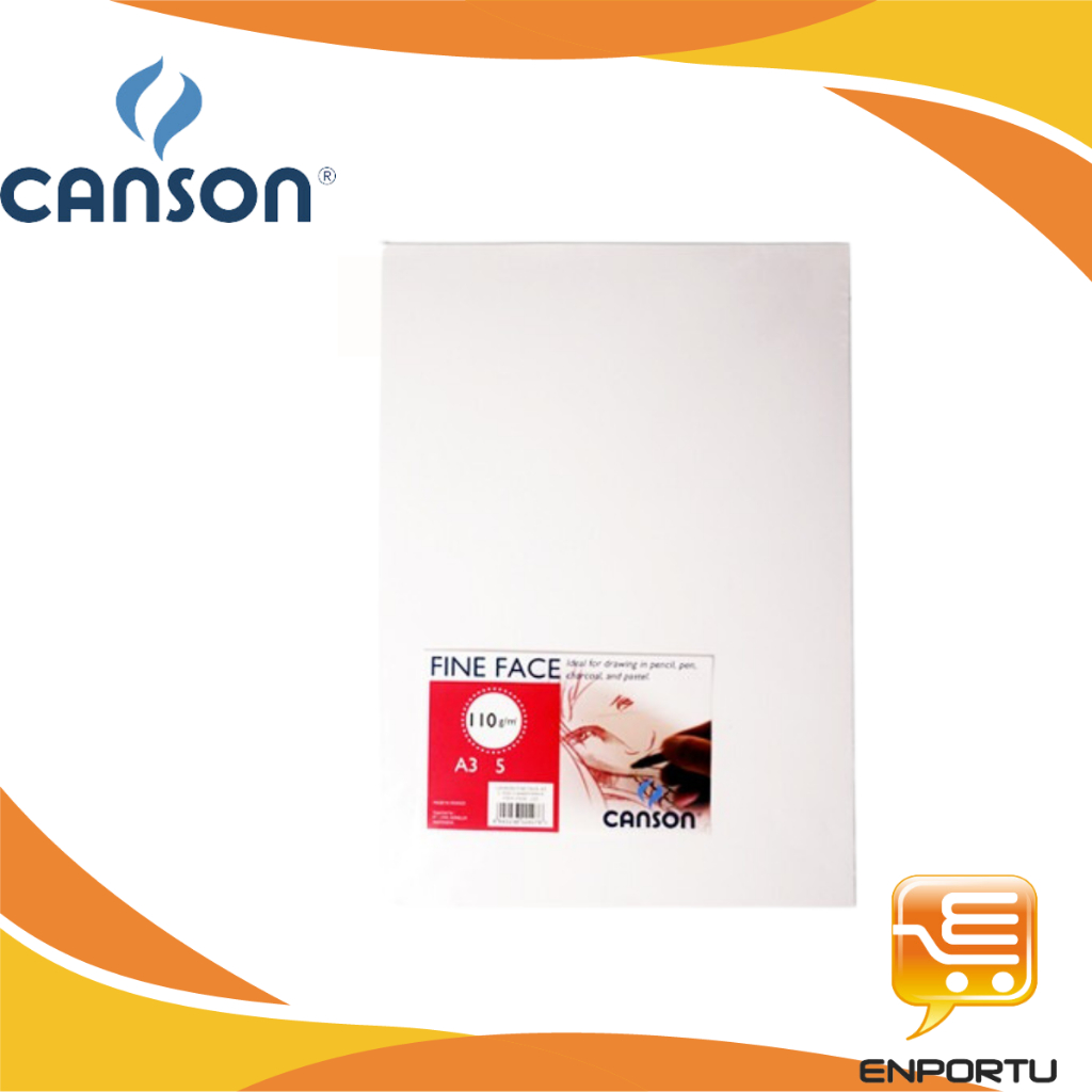 Jual CANSON Fine Face A3 110gsm 5 Sheet /Kertas Gambar Pencil Pastel ...