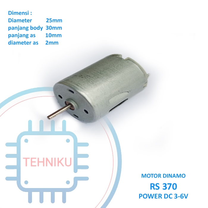Jual Tehniku Dinamo RS280 DC 3-12V Motor for DIY Parts robotic ,pompa ...