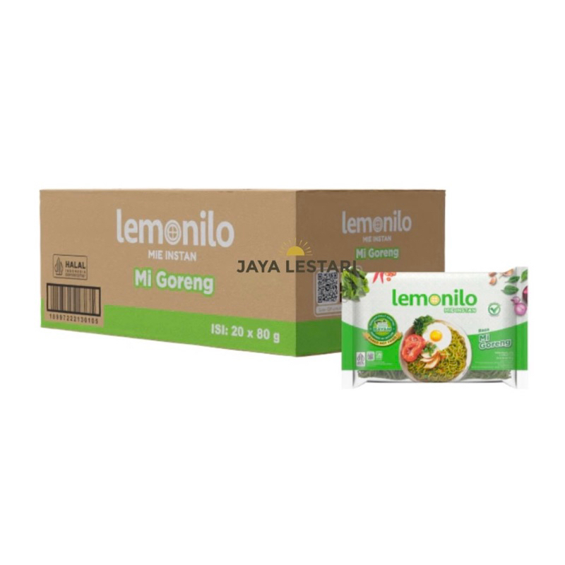 Jual Mi Instan Lemonilo Goreng (1 Karton/20 pcs) | Shopee Indonesia
