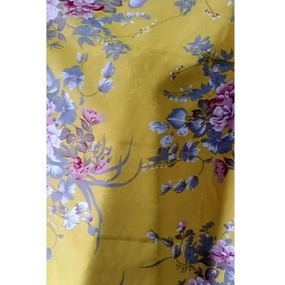 Jual monalisa motif bunga warna kuning | Shopee Indonesia