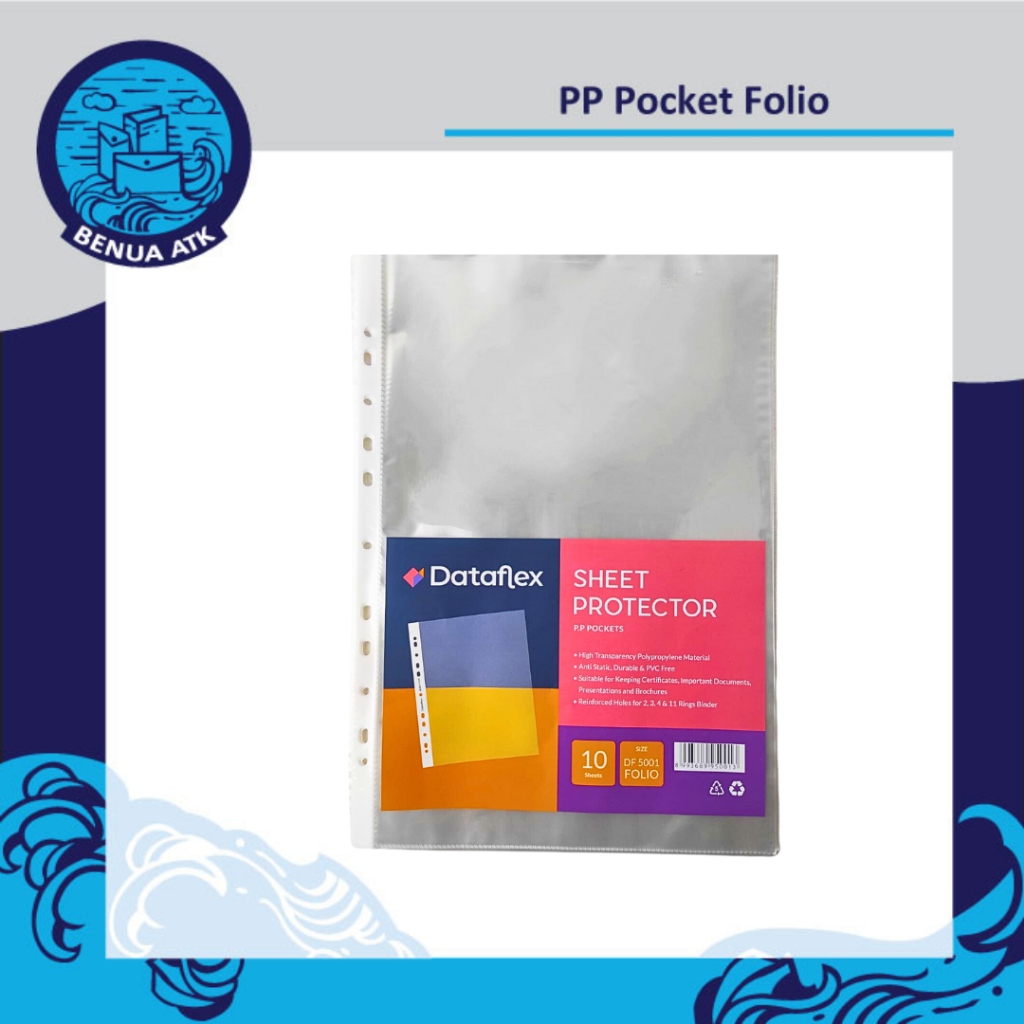 Jual PP Pocket / Sheet Protector Folio Dataflex [isi 10lembar] DF-742 ...