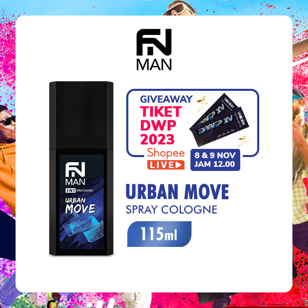 Jual FN Man 2 In 1 Body Spray Urban Move 115 Ml | Shopee Indonesia