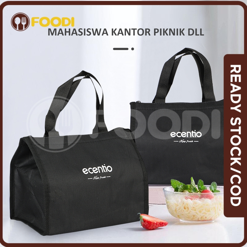 Jual ecentio & FOODI Tas Bekal Lunch Cooler Bag Box Makanan Alumunium ... Jual ecentio & FOODI Tas Bekal Lunch Cooler Bag Box Makanan Alumunium ...