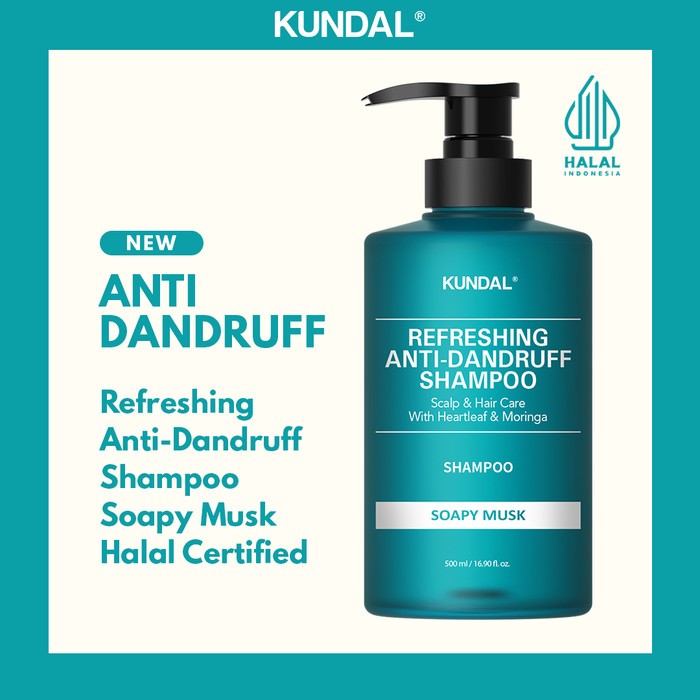 Jual Kundal Refreshing Anti Dandruff Shampoo Halal & Vegan | Shopee Indonesia