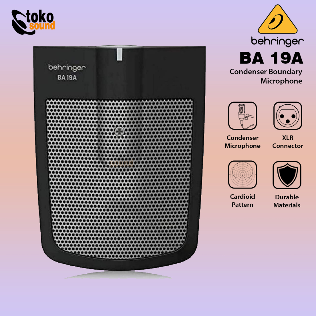 Jual Behringer BA19A BA 19A - Boundary Condenser Microphone | Shopee ...