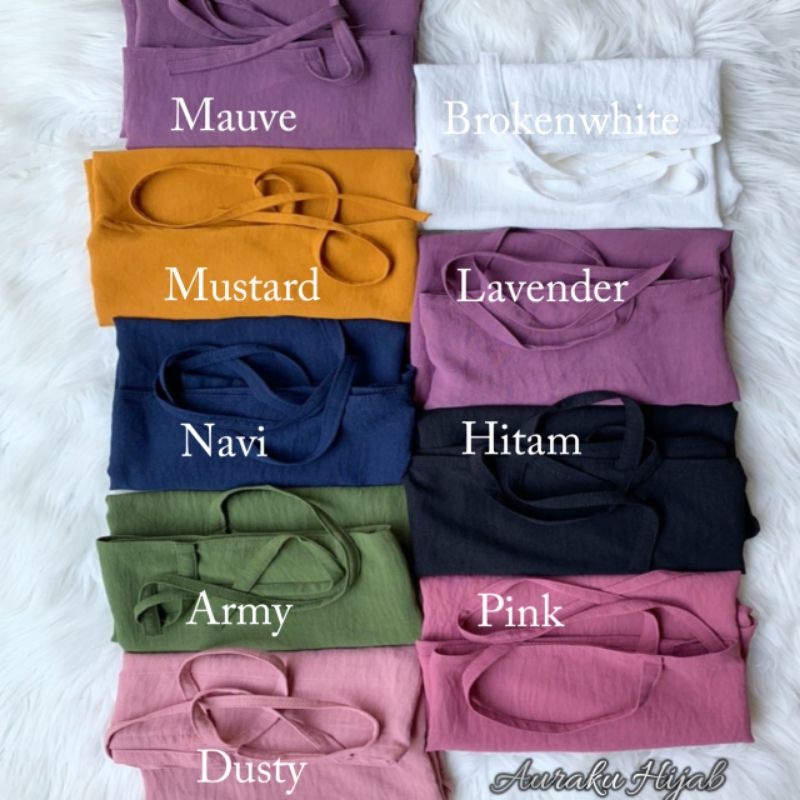 Jual WQ - Jilbab Instan Bergo Maryam Crinkle Airflow Premium | Hijab Crinkle ( Airflow ...