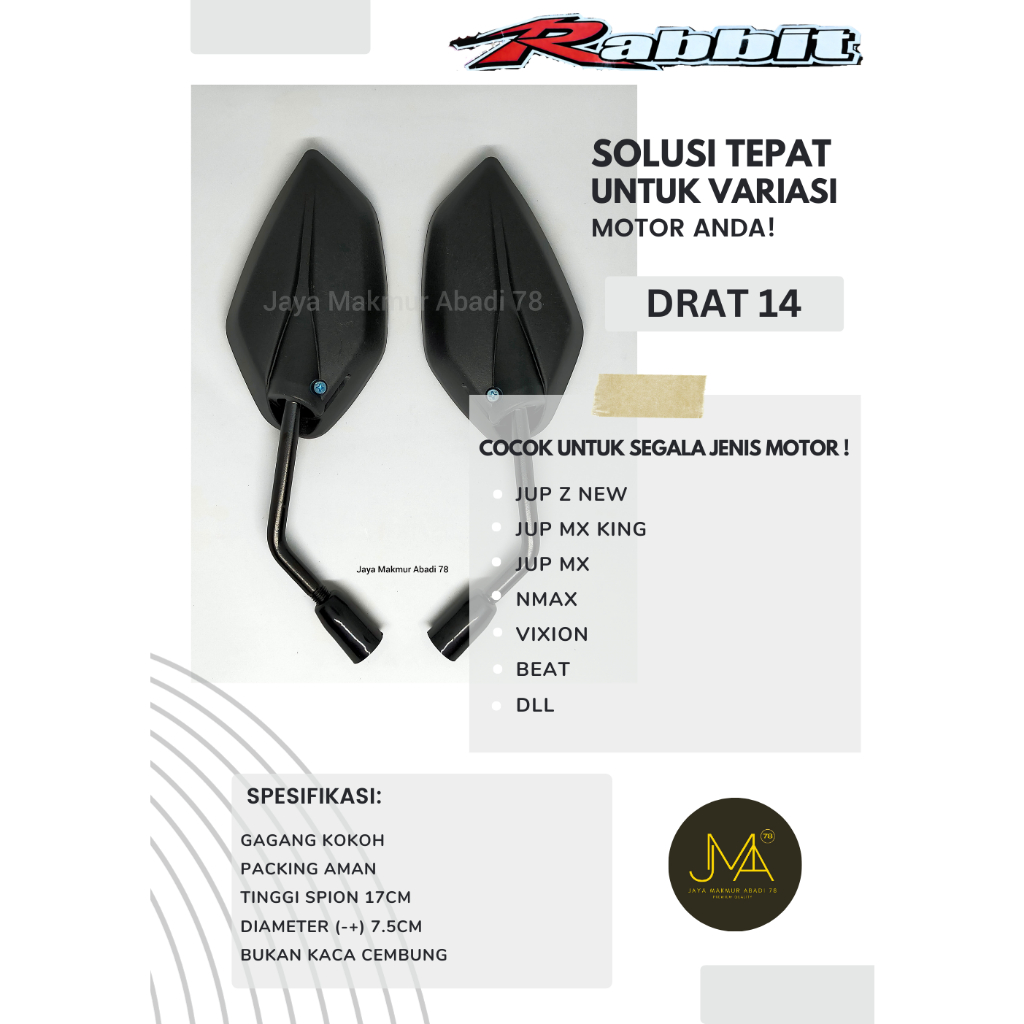 Jual SPION N-MAX, AERX, MX-KING PNP DRAT 14 ULIR KANAN (PUTAR KIRI ...