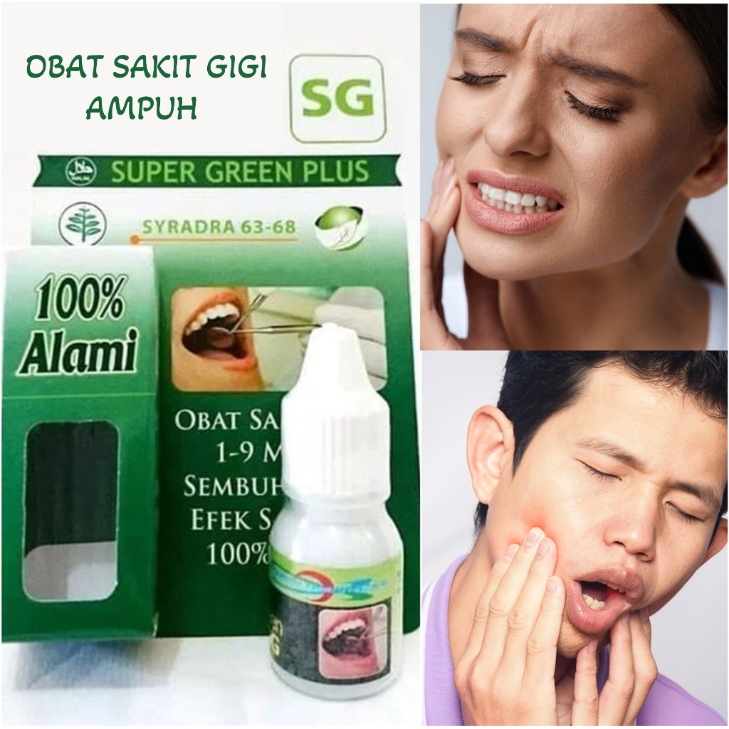 Jual Super Green Plus Obat Sakit Gigi - Sakit Gigi Berlubang dan Gusi Bengkak Sakit Gigi ...