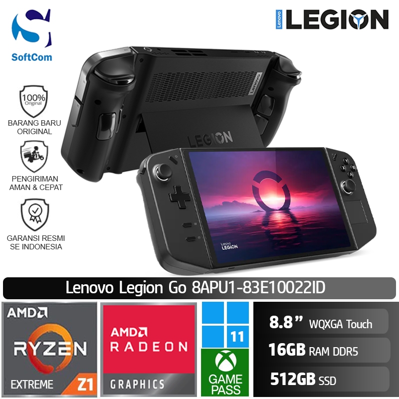 Jual LENOVO Legion GO 8APU1 Gaming HandHeld Z1 Extreme/16GB/512GB/8.8 ...