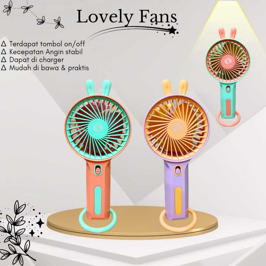Jual Kipas Angin Mini Usb Lovely Fan | Shopee Indonesia