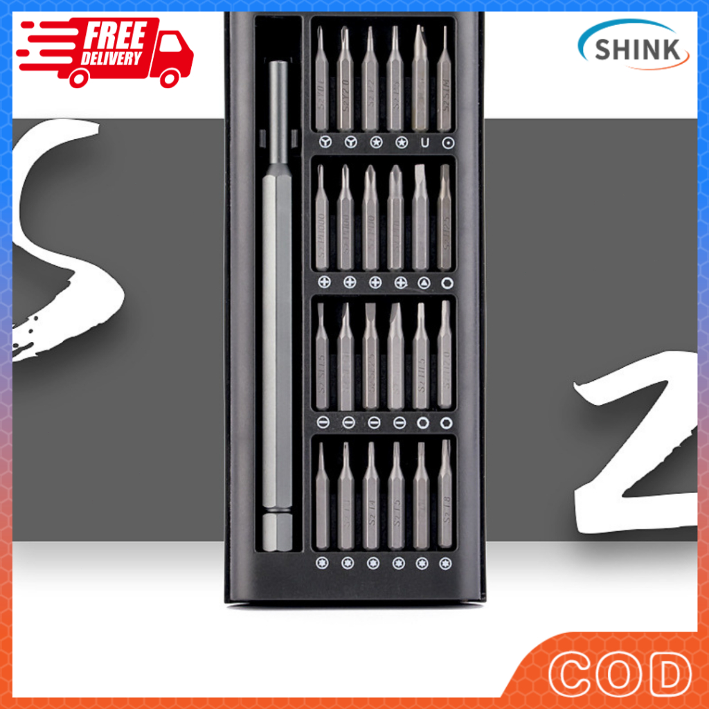 Jual SHINK TOKO Obeng 24 in 1 Precision Magnet Screwdriver Kit Set ...