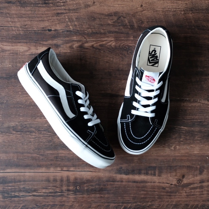 Jual Vans Original Sk8-Low Classic Black White | Shopee Indonesia