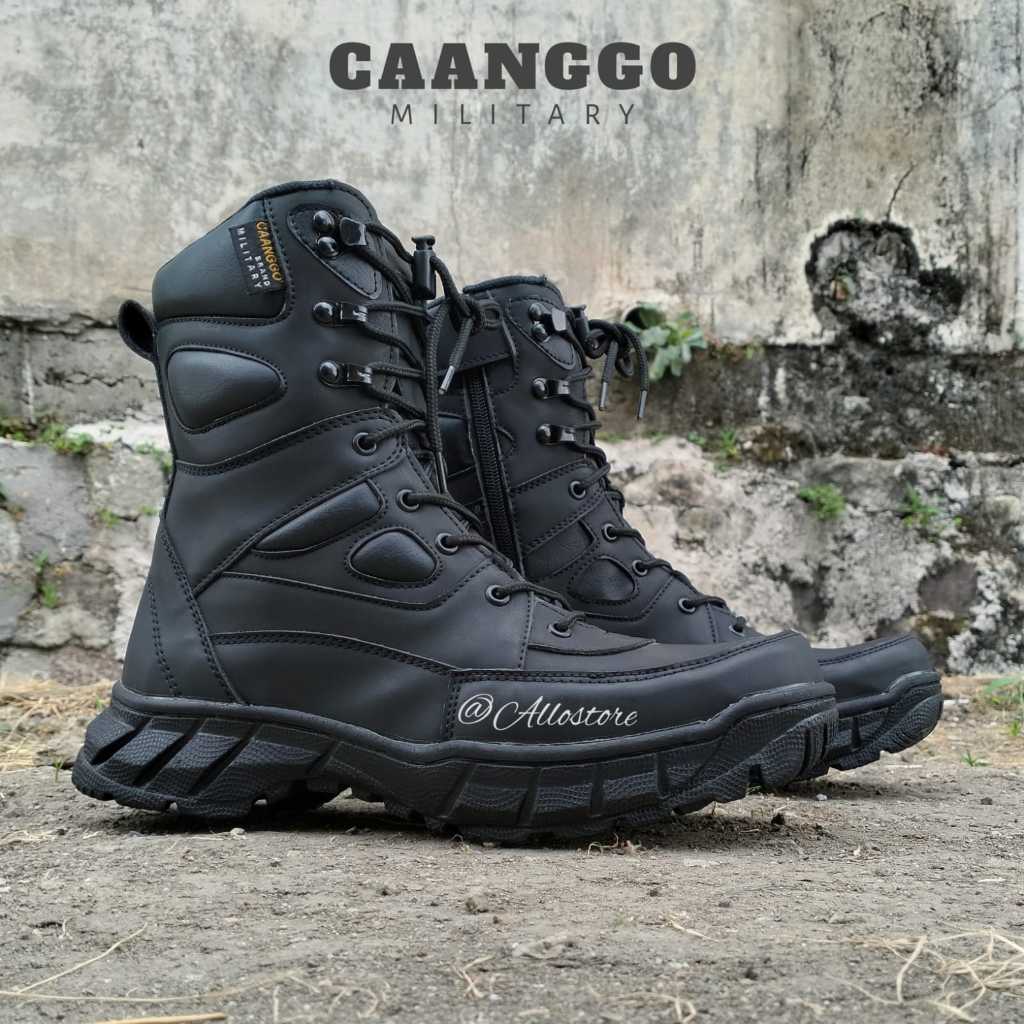 Jual Sepatu Pdl Satpam Safety Boots TNI POLRI POLISI hitam 8 inc ...