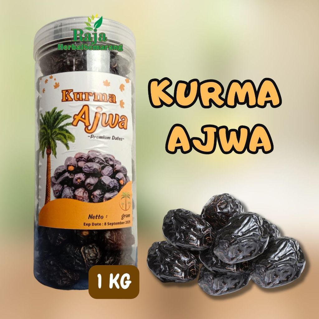Jual Kurma Ajwa 1 Kg Asli Madinah Kurma Nabi Ajwa Premium Original ...