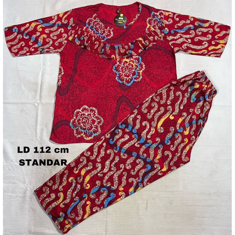 Jual standar SETELAN BATIK CAP SUPER MOTIF NEW BUNGA KOMBINASI LUKIS BY ...