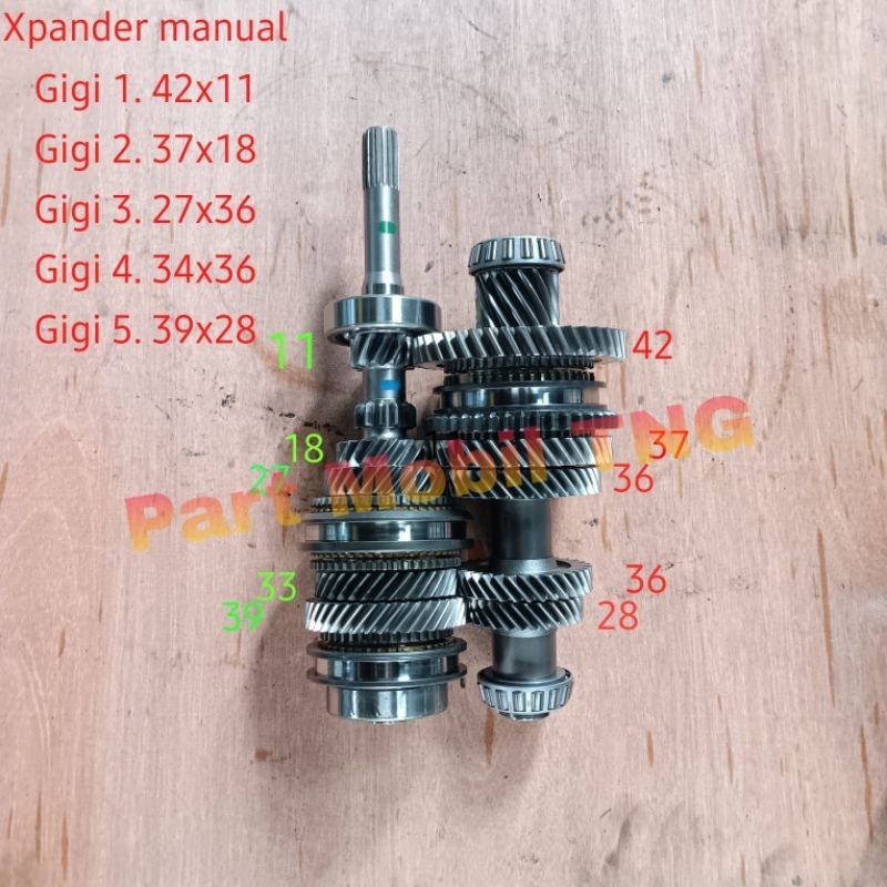 Jual Gear Gigi Persneling Transmisi Mitsubishi Xpander Manual | Shopee ...