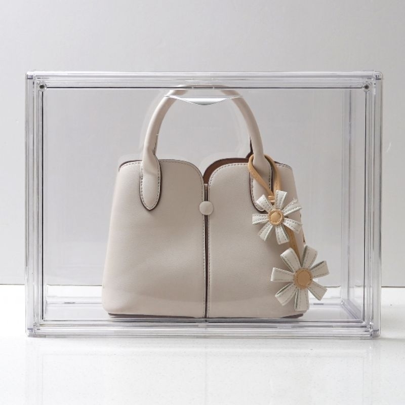 Jual Box Tempat Penyimpanan Tas atau Bag Box Bening Extra Tebal dan ...