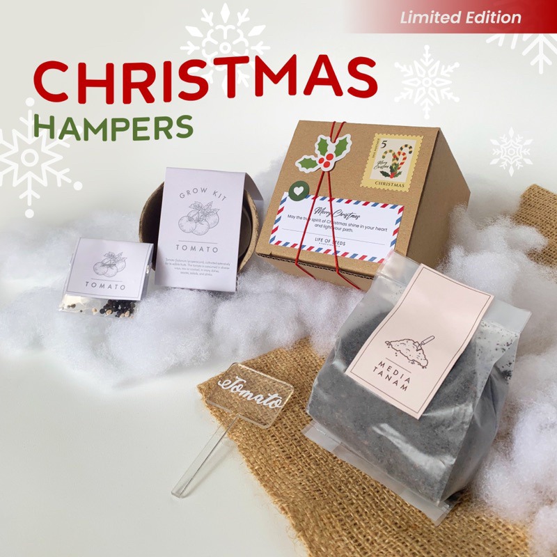 Jual Christmas Hampers Grow Kit / Starter Kit Plant by Life of Seeds ...