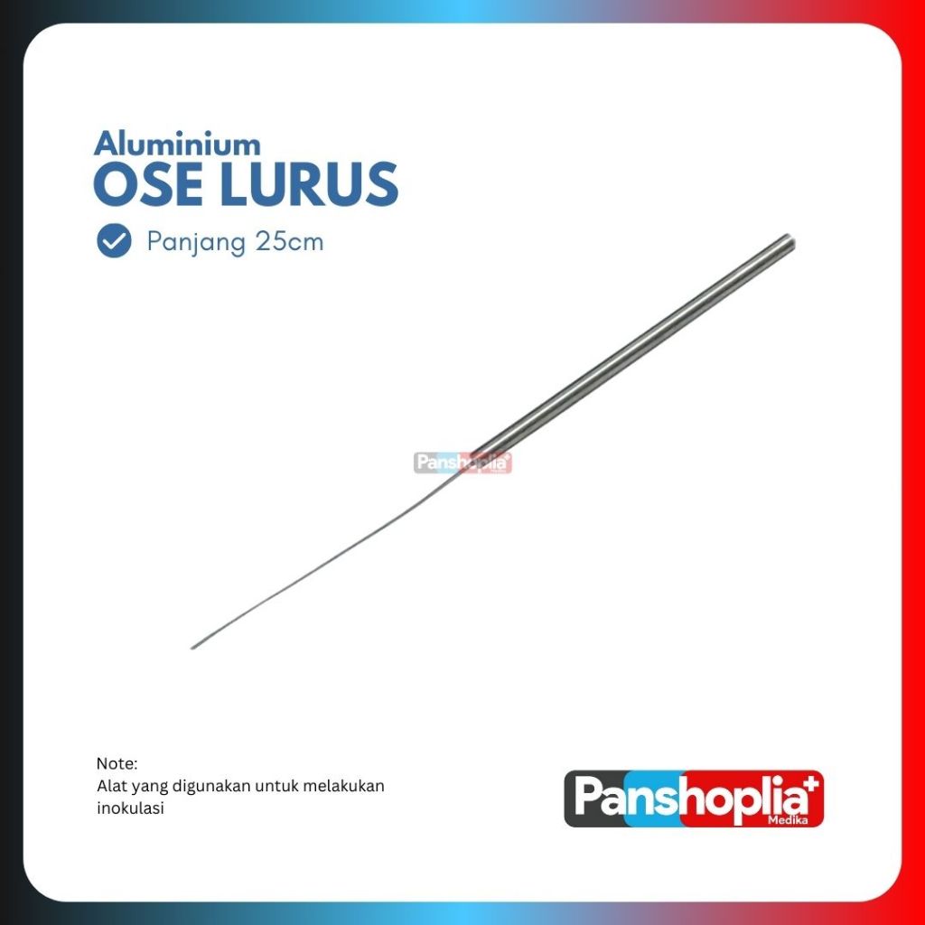 Jual Ose Lurus Aluminium 25cm l Jarum Inokulum Lurus l Jarum Ose ...