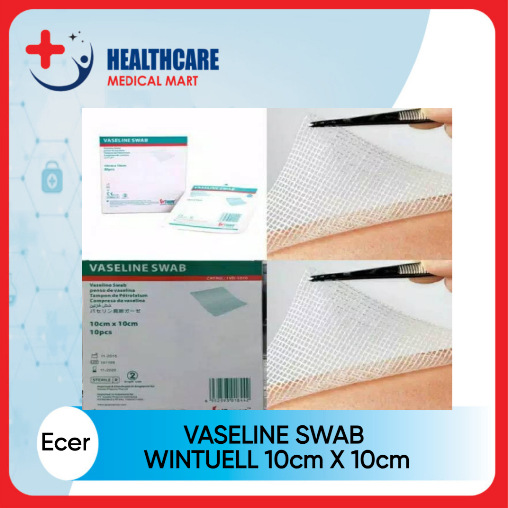 Jual Vaseline Swab Wintuell 10cm x 10cm Satuan / Ecer | Shopee Indonesia