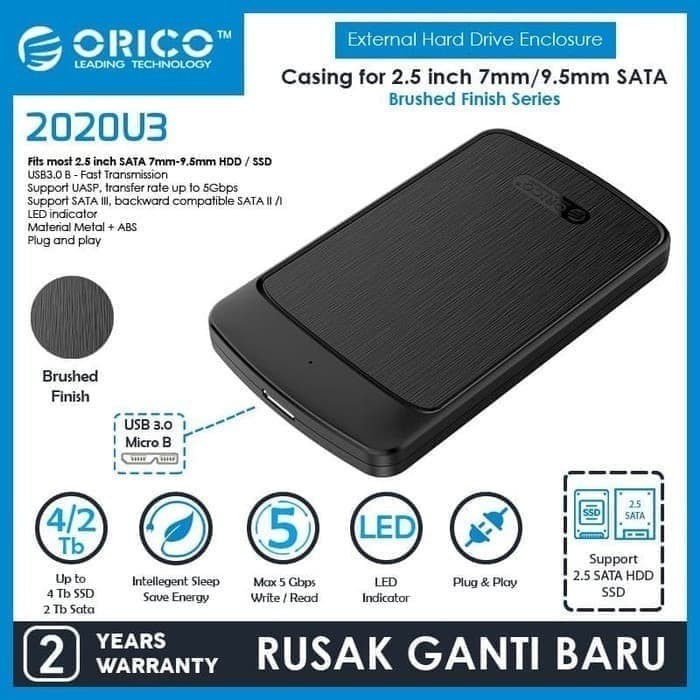 Jual Casing Hardisk External HDD Eksternal Case 2.5 USB 3.0 Orico ...