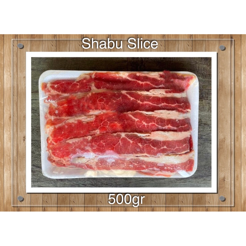Jual Beef Slice Shabu Shabu ( Slice Lemak / Mix Fat ) 500 gr | Shopee ...