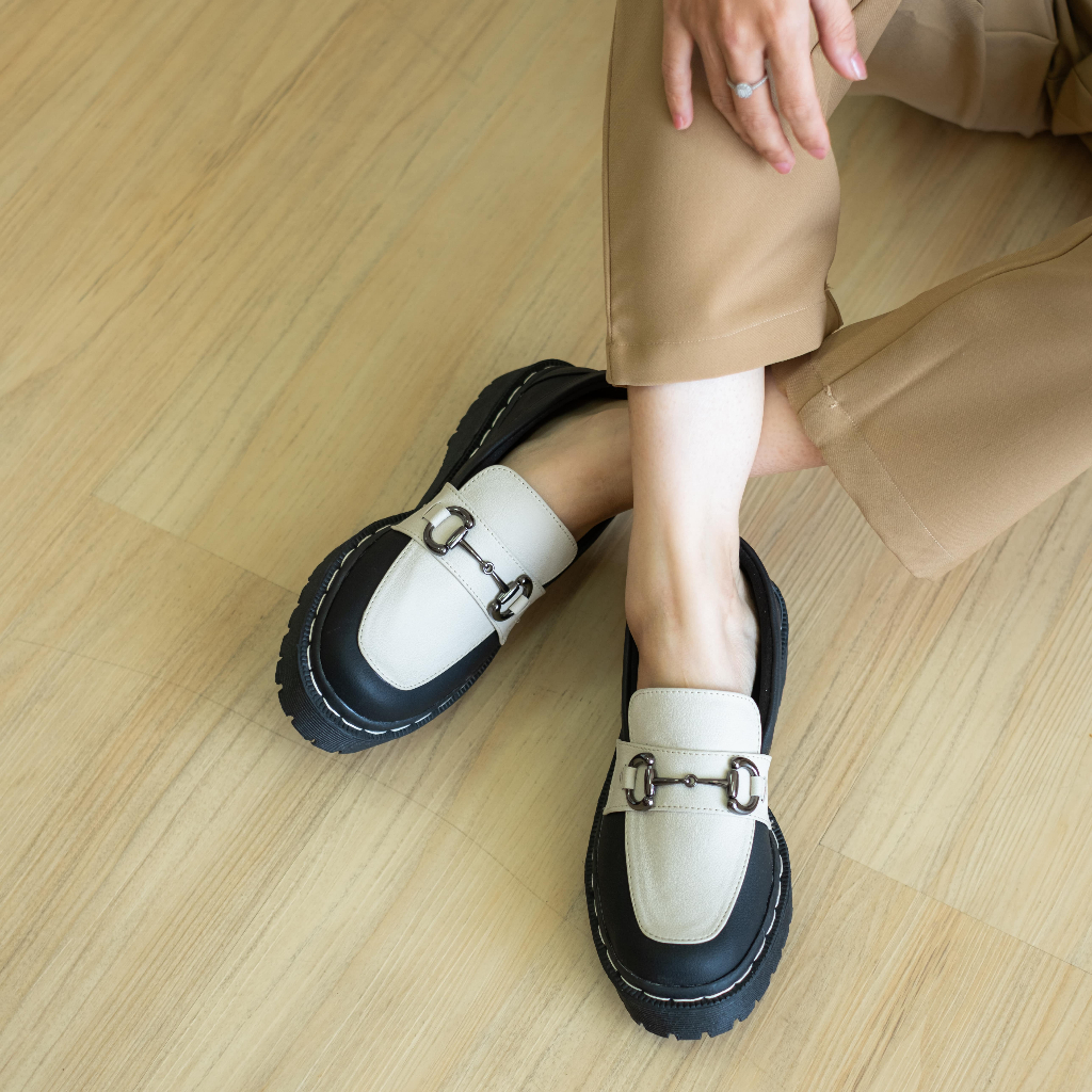 Jual Mar & Ma - Arizona Black Beige Women Shoes | Shopee Indonesia