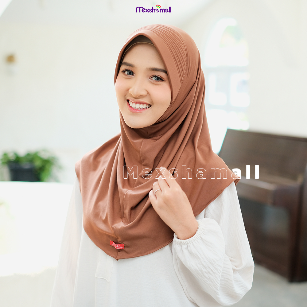 Jual Jilbab Instan Sport Pet Tebal I Hijab Sport Fuji Jersey Premium Pet Tebal By Shamira ...