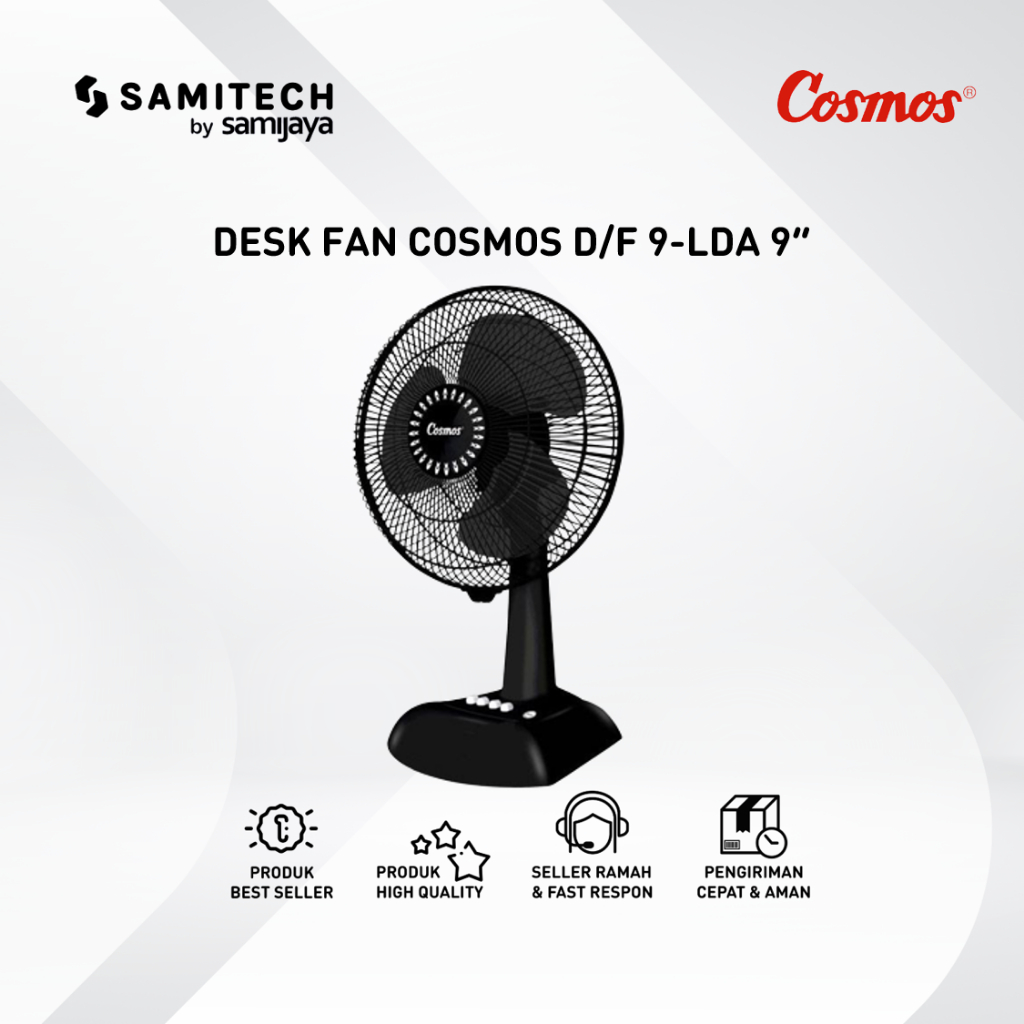 Jual KIPAS ANGIN MEJA - DESK FAN COSMOS 9LDA / 9 LDA 9" BERGARANSI ...