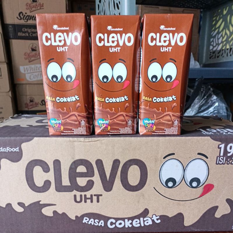 Jual clevo uht 190 ml coklat isi 24 pcs | Shopee Indonesia